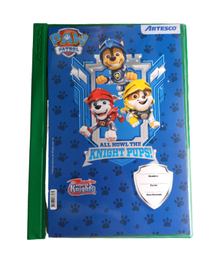 ARTESCO FOLDER OF PAW PATROL NIÑO | Utilero Perú